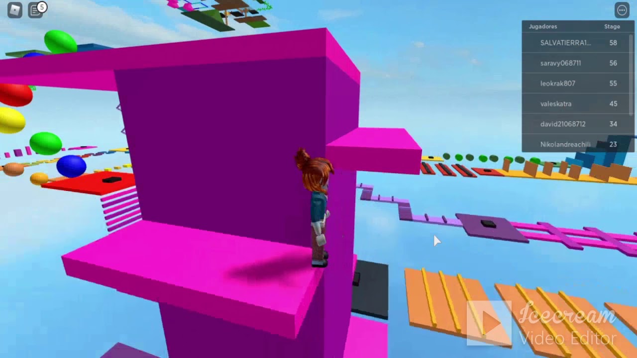 ROBLOX Parkur/Mi primer vídeo - YouTube