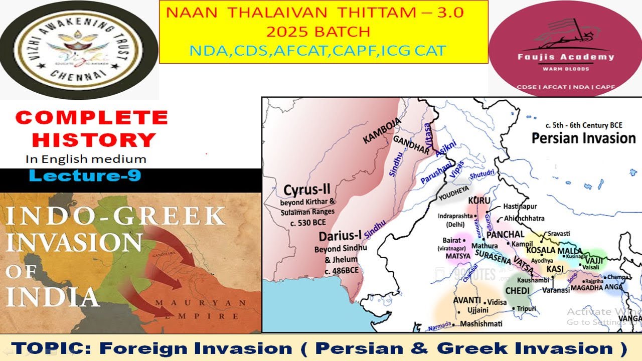 Foreign Invasion (Persian & Greek Invasion)|Lecture-9| History for ...