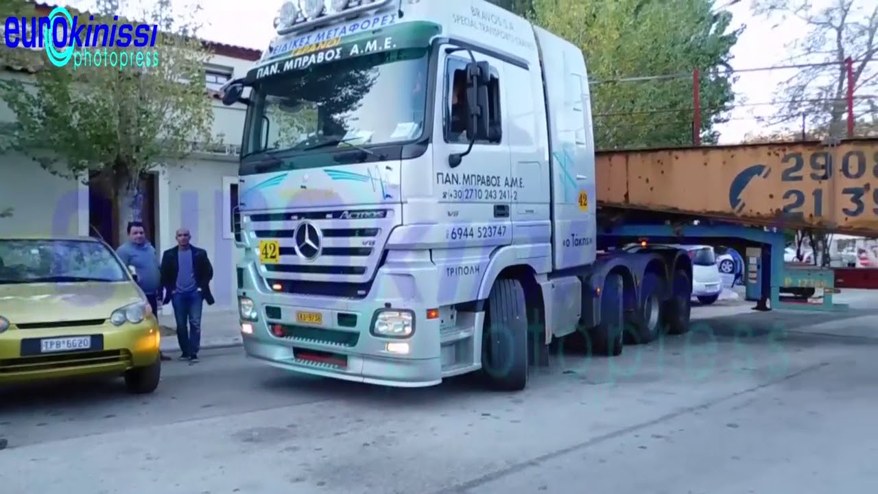 ArgolidaPortal.gr Φορτηγό μπλόκαρε το κέντρο του Ναυπλίου - YouTube