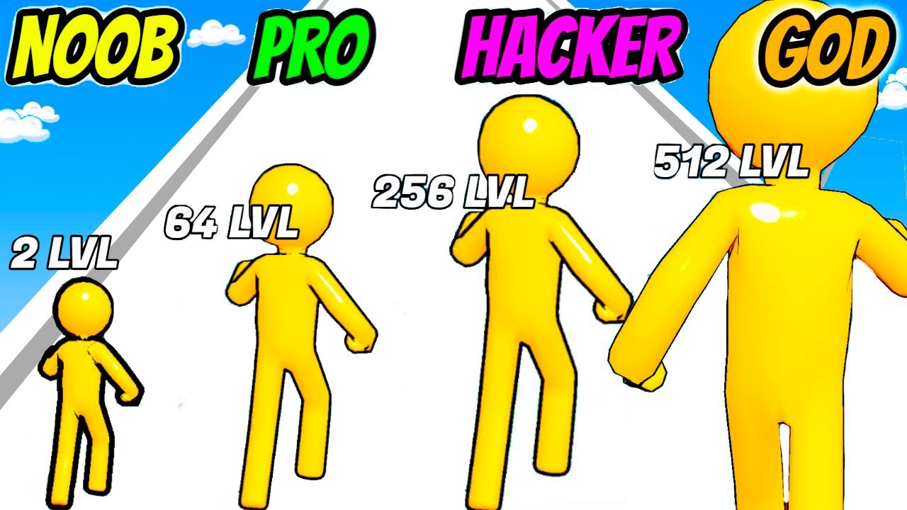 Scale Man - NOOB vs PRO vs HACKER vs GOD - YouTube