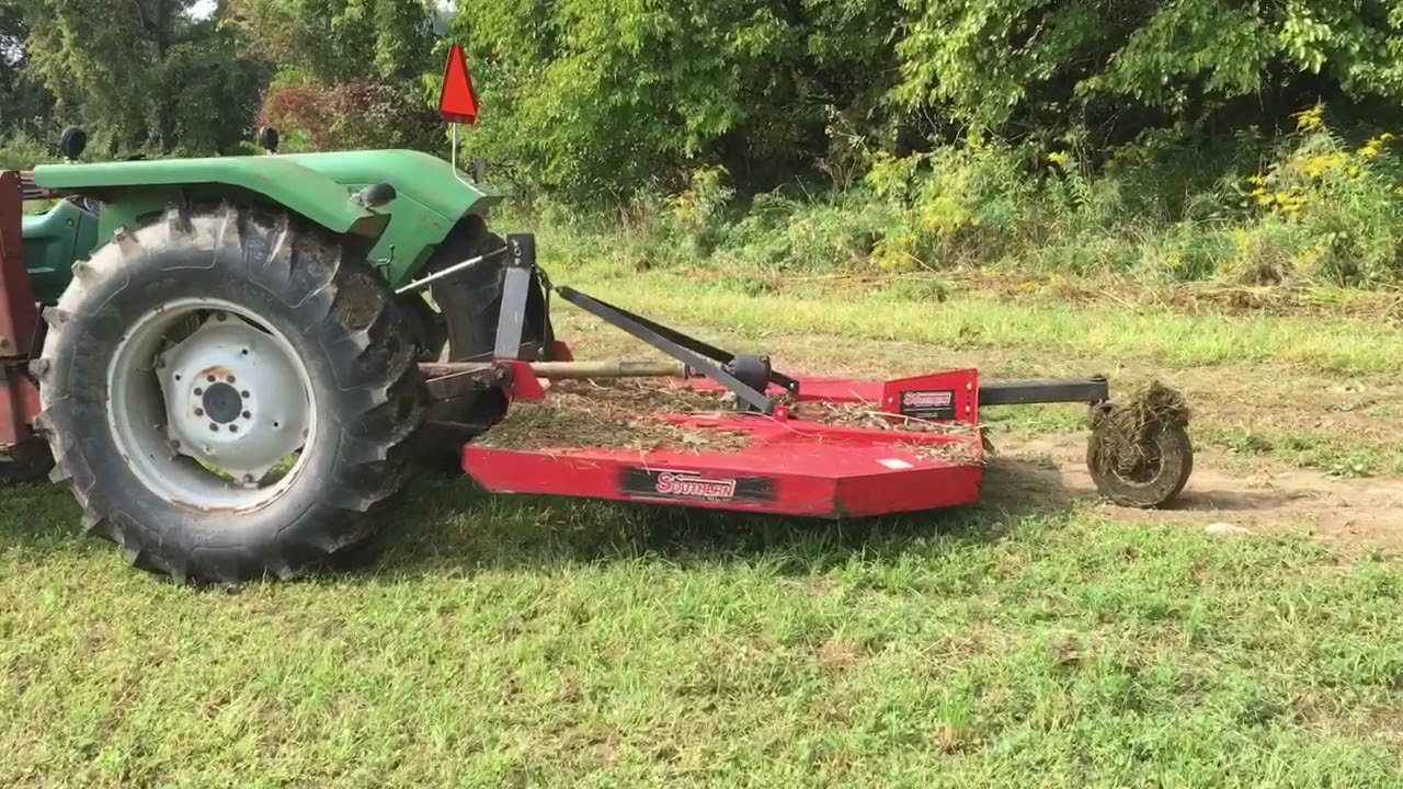 How I handle rotten hay in the field - YouTube