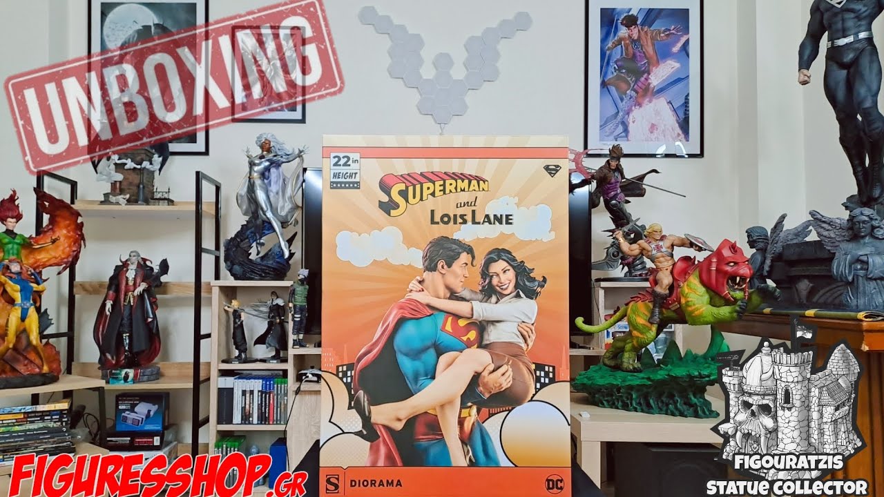 Unboxing Superman and Lois Lane Diorama by Sideshow / Figouratzis ...