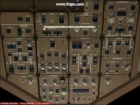 PSS777 for Dummies Part 1: Cold & dark start, overhead panel, MCP and ...