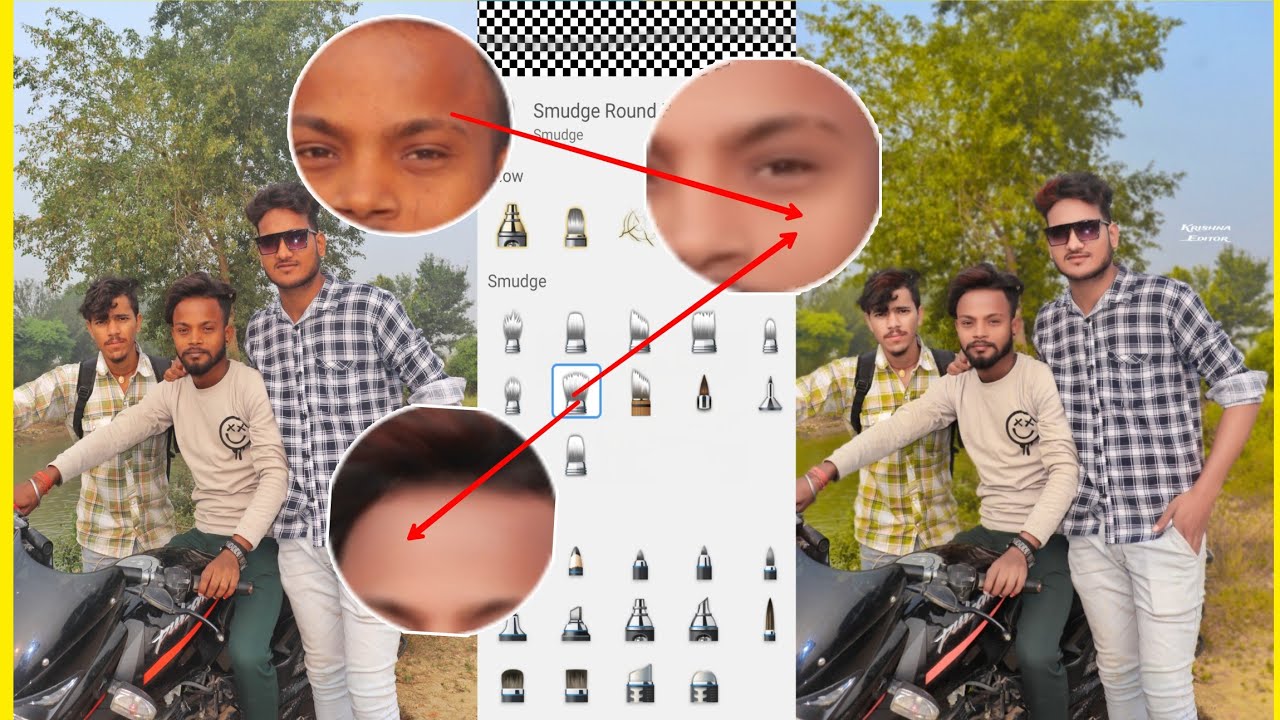 best viral face smooth photo trick |face smooth live proof in mobile ...