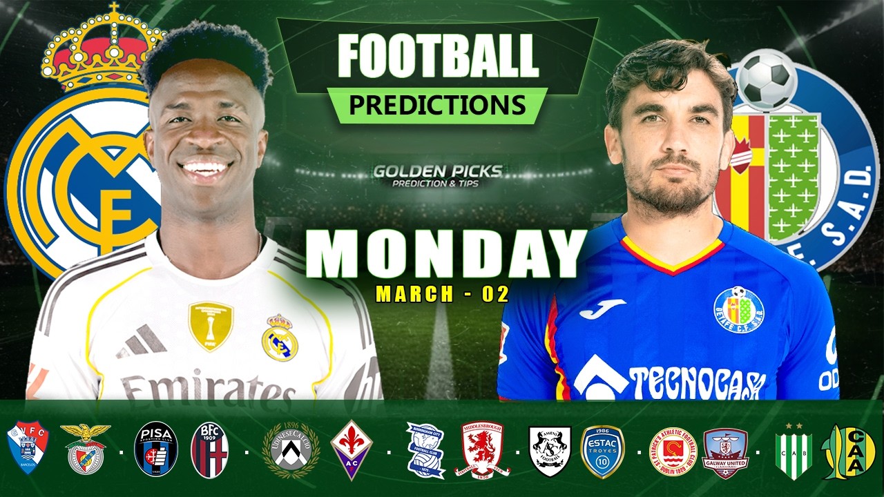 FOOTBALL PREDICTIONS TODAY 02 MARCH | POSSIBLE SCORES SCORES, CORNERS ...