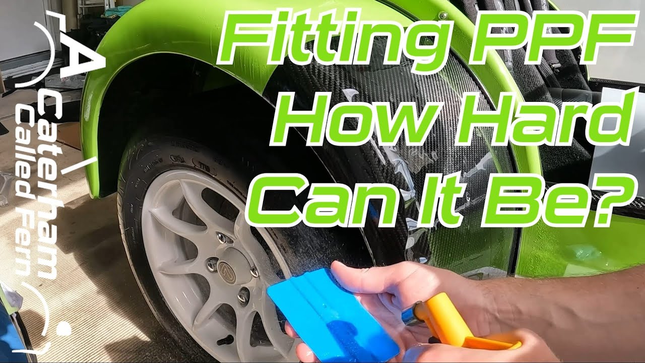 Fitting PPF to Caterham Ultimate Carbon rear arches how hard can it be ...