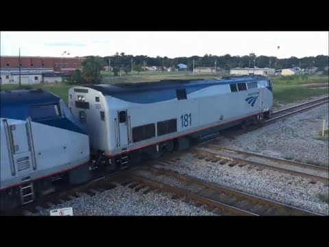 Amtrak Silver Star from viewing tower in Plant City - YouTube