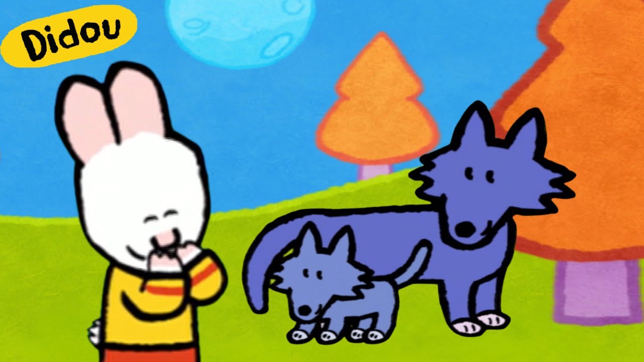 Didou dessine moi : Un Loup 🐺 | Compilation Enfants - YouTube