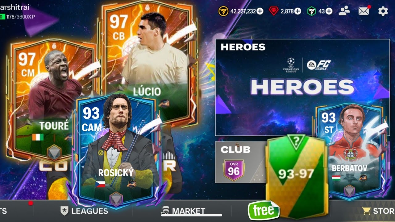 WOW!! 97 RATED LUCIO, FREE 93 RATED ROSICKY HERO & ALL UPCOMING HEROES ...