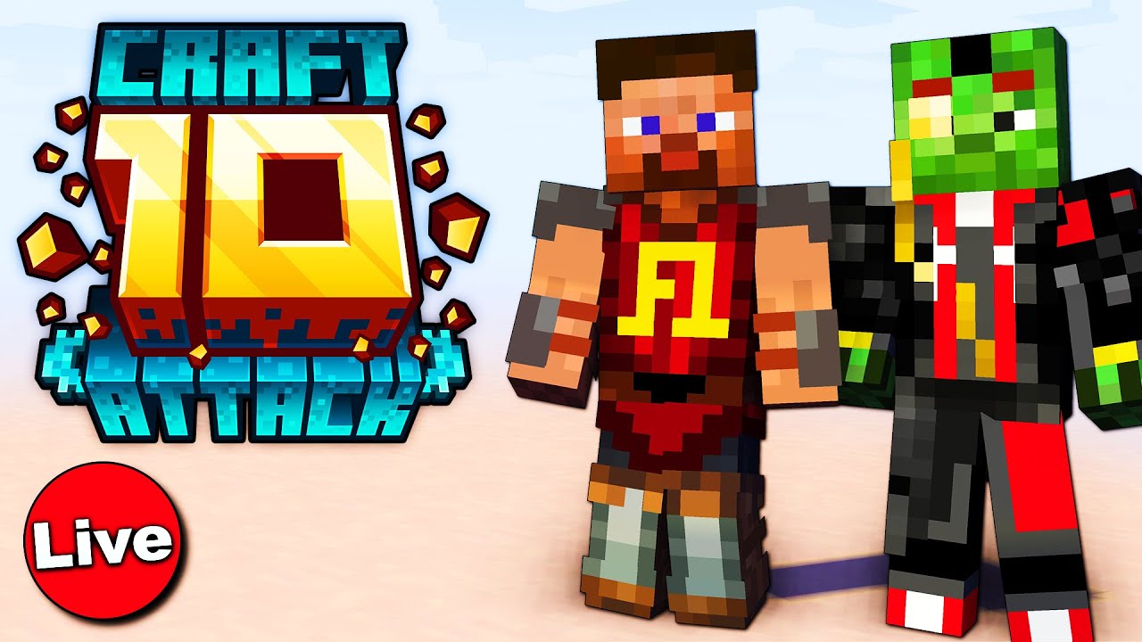 Minecraft mit CROCODILEANDY 🔨 Craft Attack 10 Live #019 - YouTube