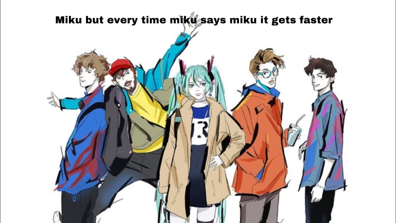 Miku but every time miku says miku it gets faster - YouTube