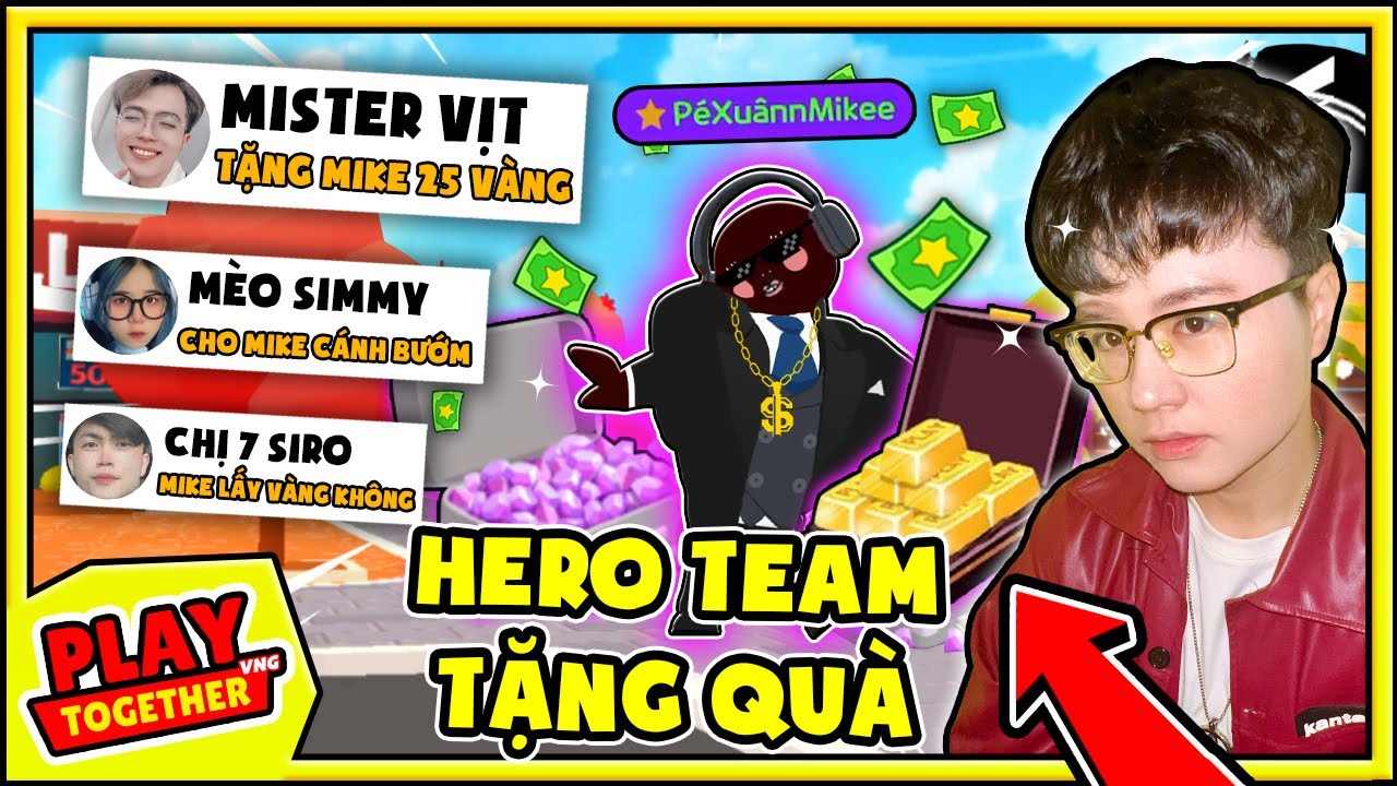 Mike Đen Thành ĐẠI GIA Khi Được HERO TEAM VÀ FAN TẶNG QUÀ Trong Play ...