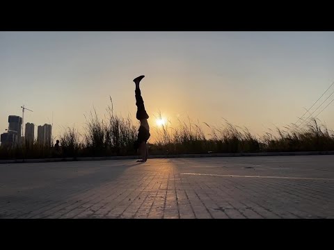 【Daily fitness training 002】  Work out   fitness vs kung fu.