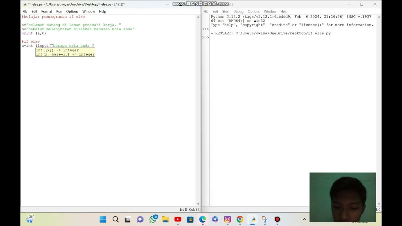 latihan pemrograman 3 - YouTube