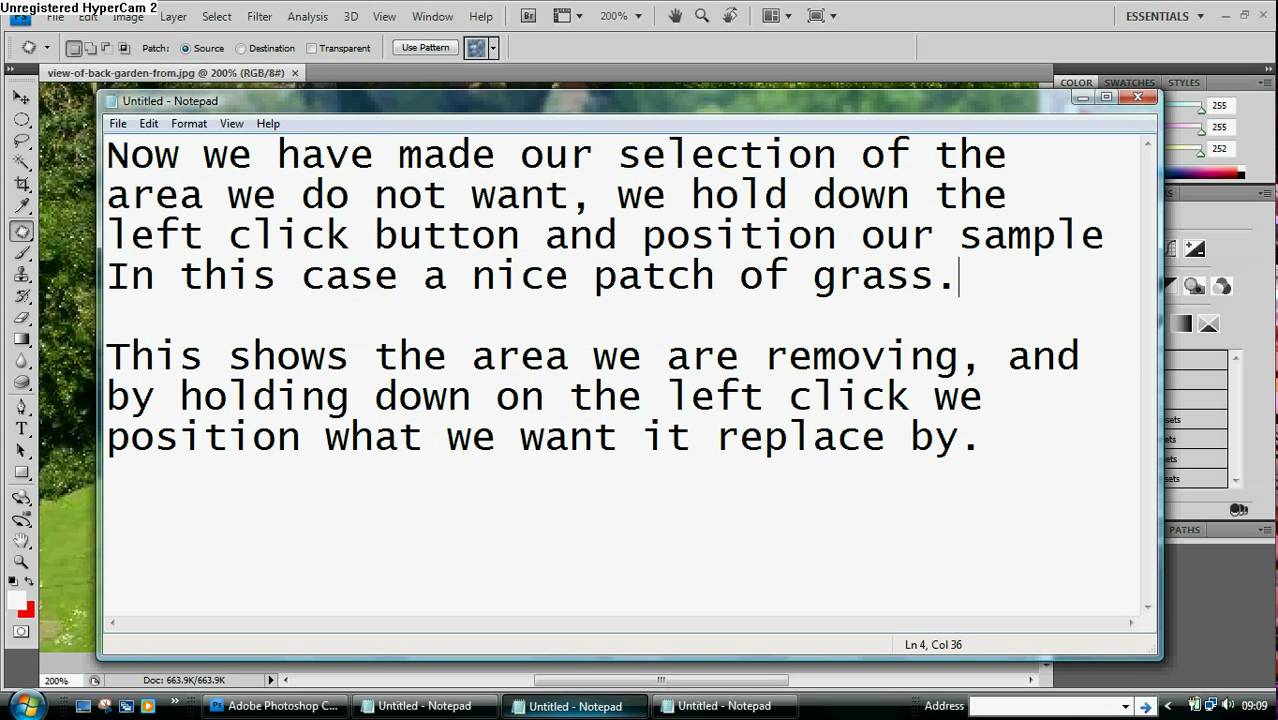 Photoshop Tutorial - Patch tool - YouTube
