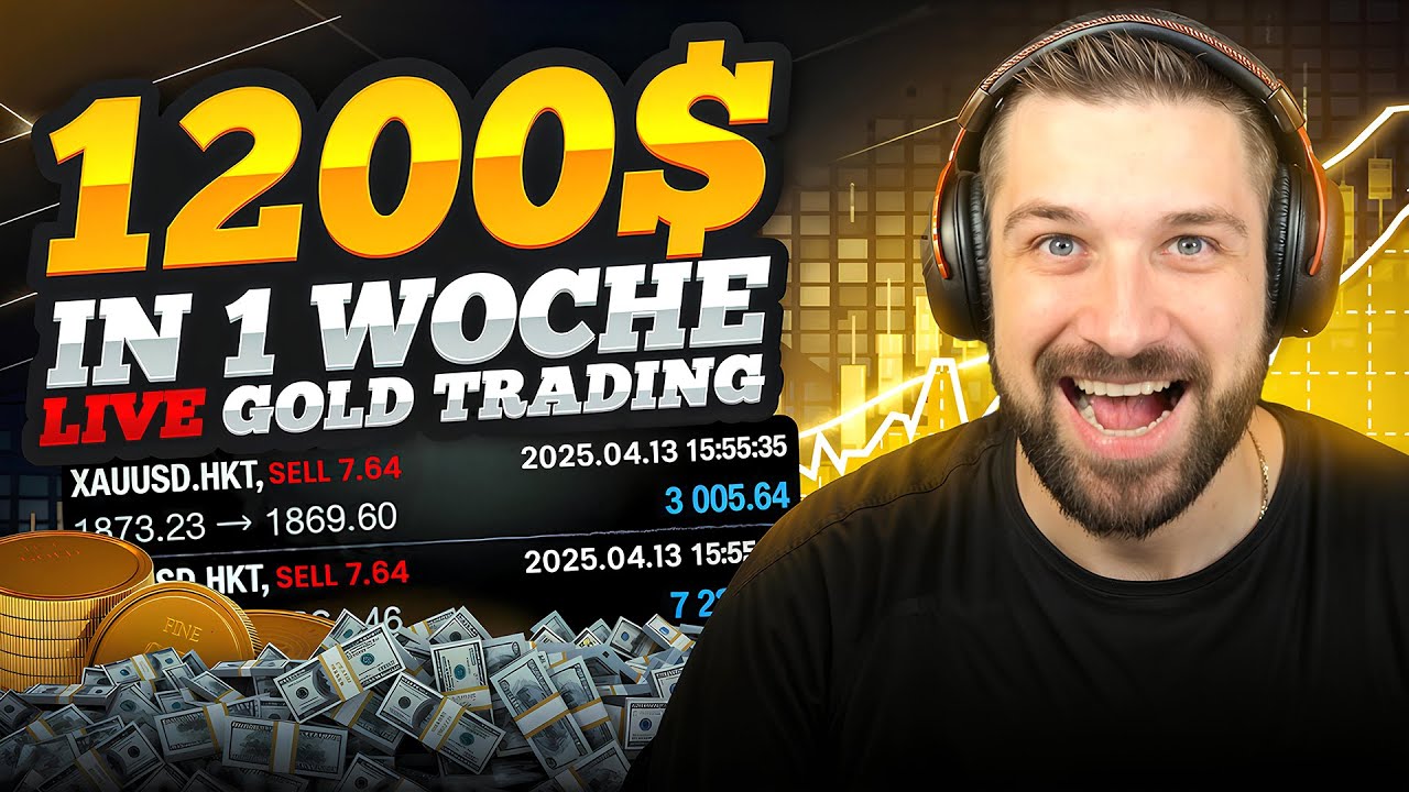 💸 1200$ in nur 7 Tagen mit Gold Trading LIVE? 💥So tradest du wie ein Profi! - YouTube