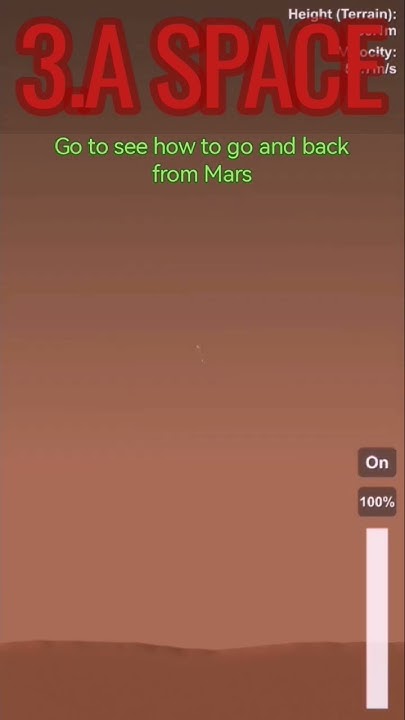 Landing on Mars// Mars tutorial 3.A Space - YouTube