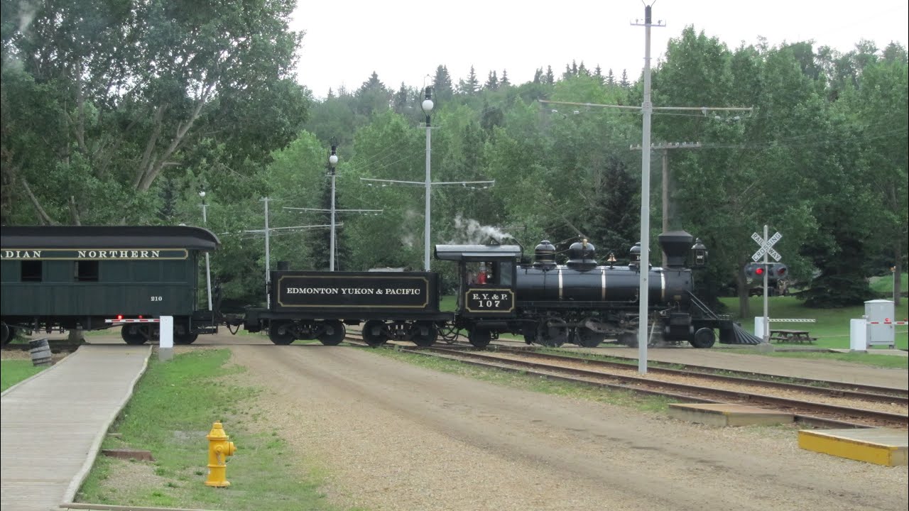 Steam trains and Streetcars! Railway Heritage Edmonton June 2013 - YouTube