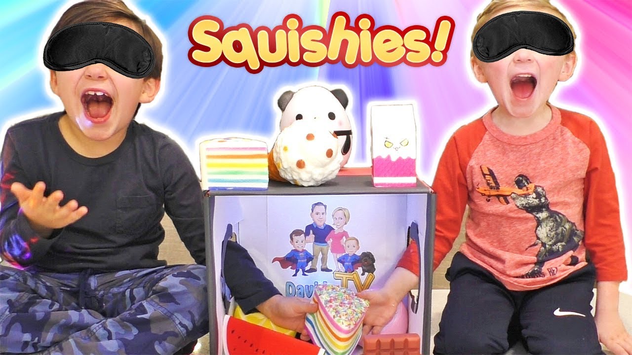 Kids Real Food Squishy Collection Challenge | DavidsTV - YouTube