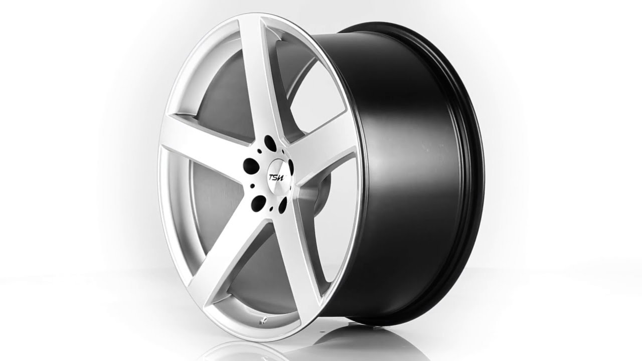 TSW Alloy Wheels- Rivage in Hyper Silver - YouTube