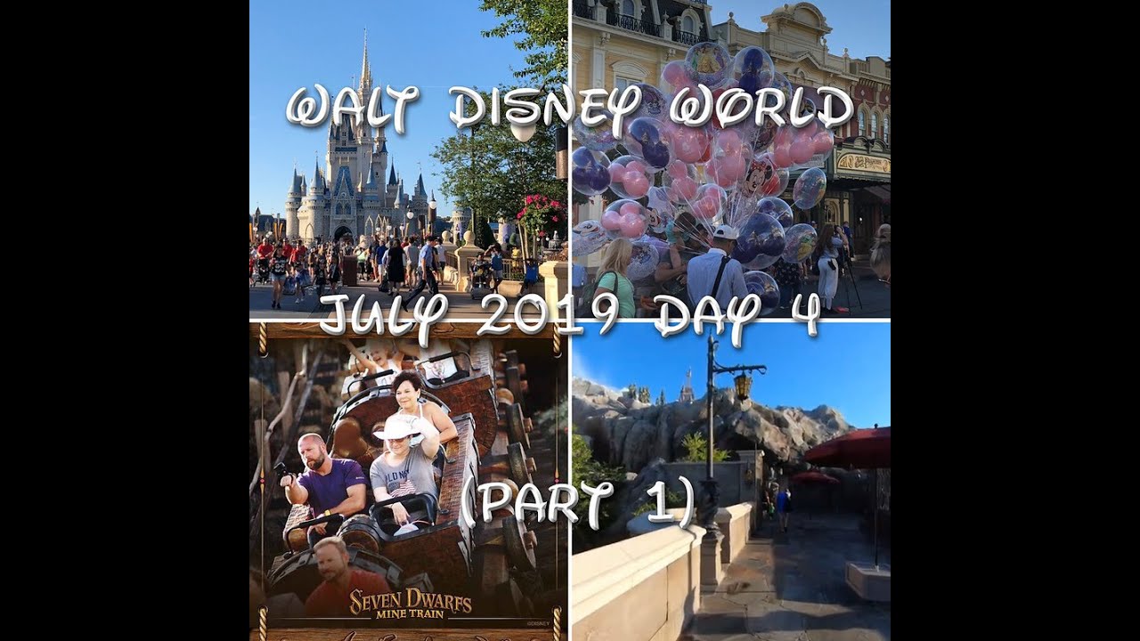 Walt Disney World July 2019 Day 4 part 1 - YouTube