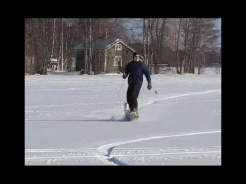 Powered snowboard by markushuo, coming soon electric snowboard - YouTube