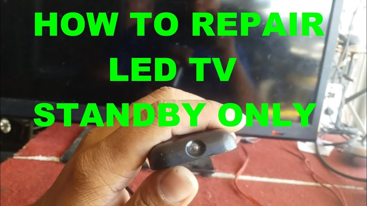 How to repair standby only Pensonic LED TV easy repair tips - YouTube