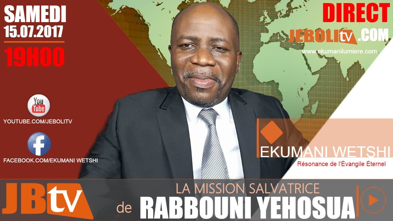EKUMANI WETSHI: LA MISSION SALVATRICE DE RABBOUNI YEHOSUA-01 - YouTube