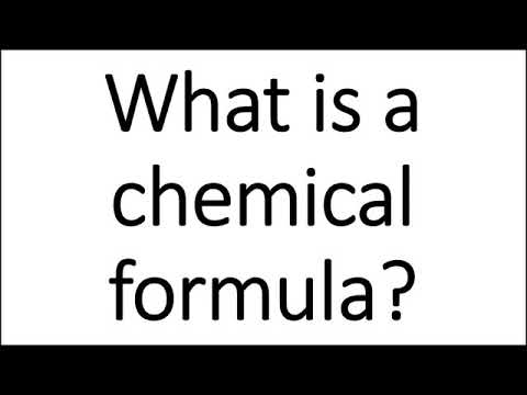 What is a chemical formula? How to write ? Using examples from simpler ...
