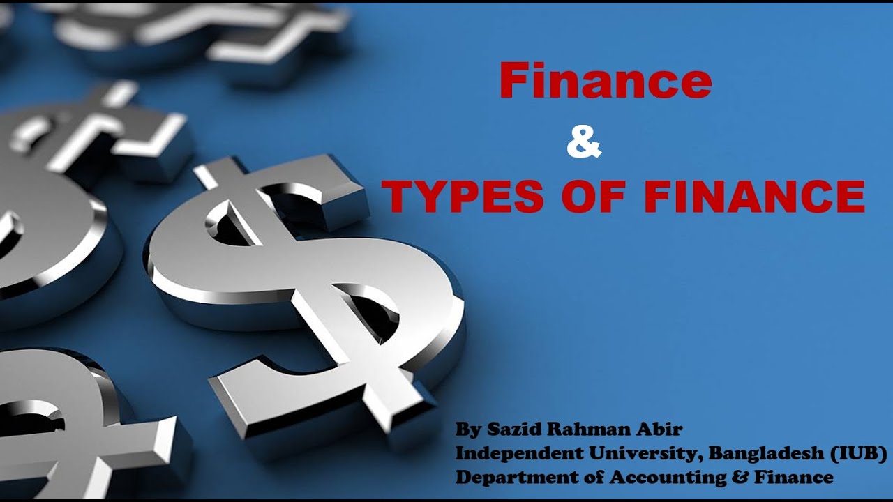 Define Finance - YouTube