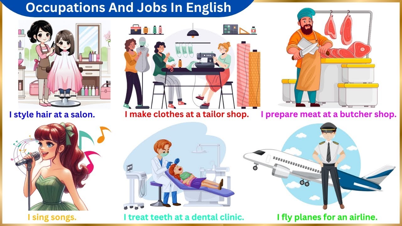 What Do You Do? | Speaking English For Beginner | Occupations and Jobs ...
