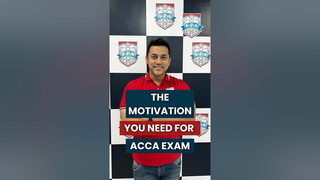 Exam Motivation for ACCA Students | ACCA Exams 2024 | Zaheer Sayed - YouTube