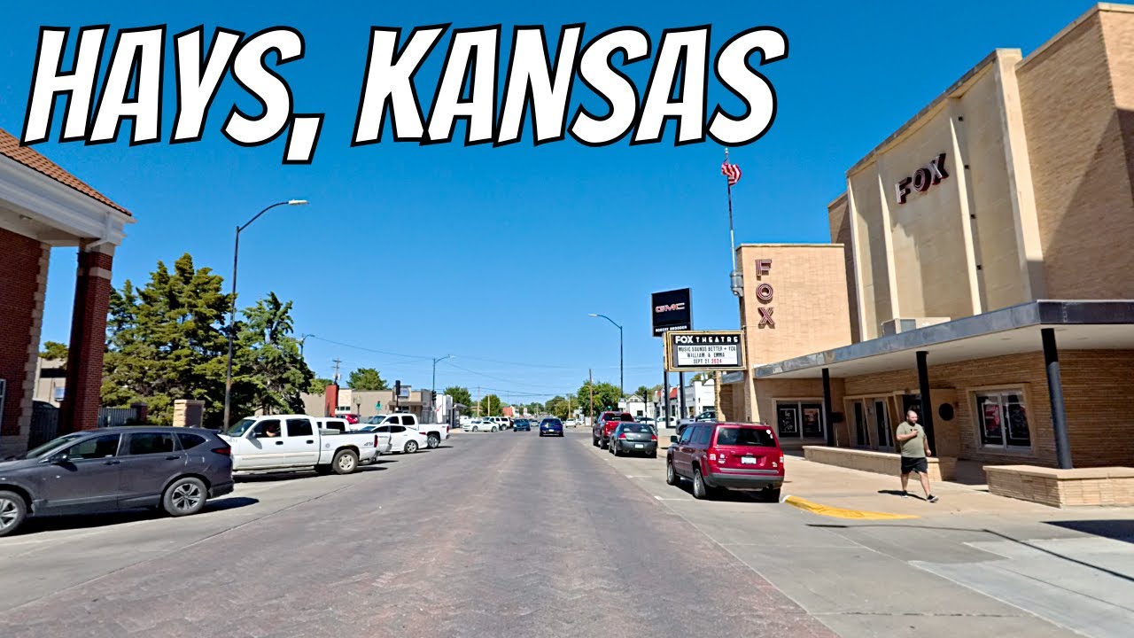 Hays, Kansas! Drive with me through a Kansas town! - YouTube