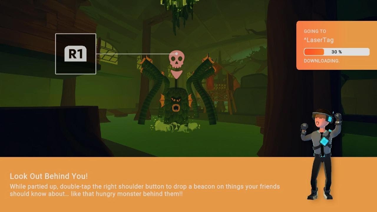 Laser tag on Rec Room 5 rounds - YouTube