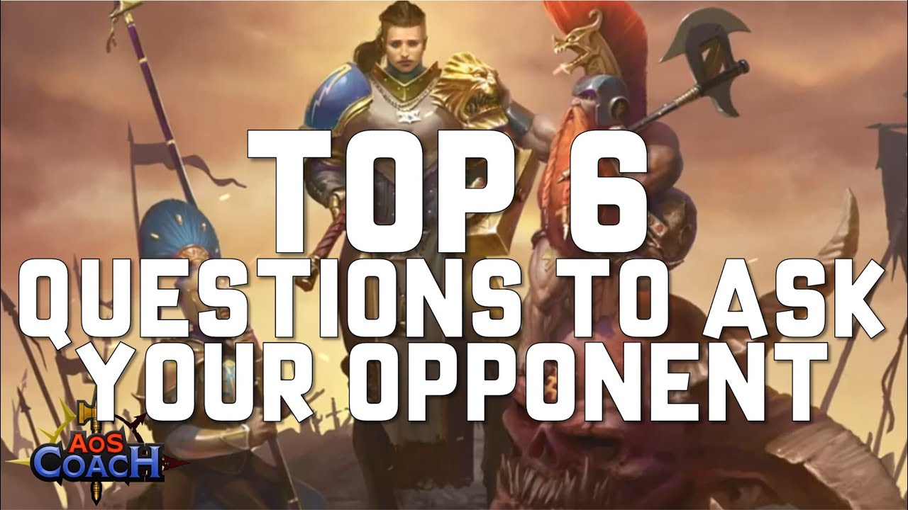 Top 6 Questions You Should Ask Your Opponent - YouTube