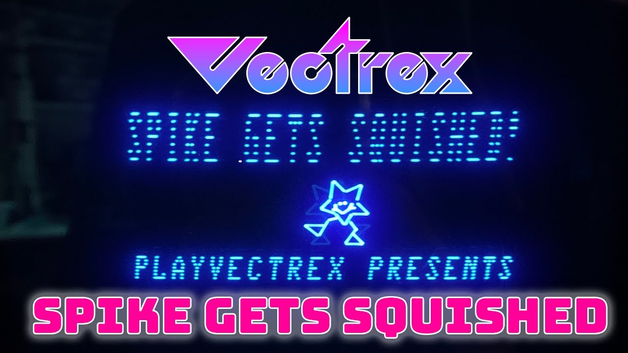 Vectrex - Spike Gets Squished by PlayVectrex 2021 - YouTube