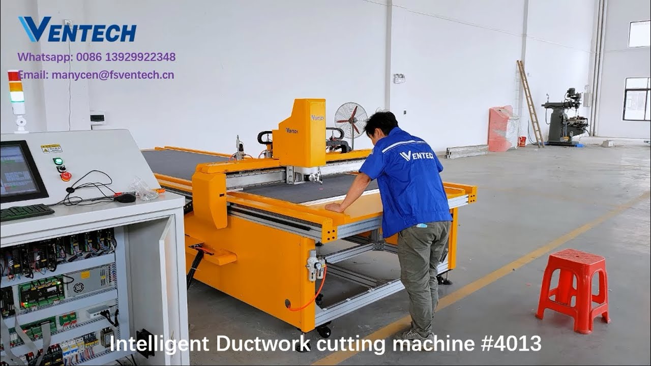 VENTECH Intelligent Ductwork Cutting Machine#4013 | Expert of Pre ...