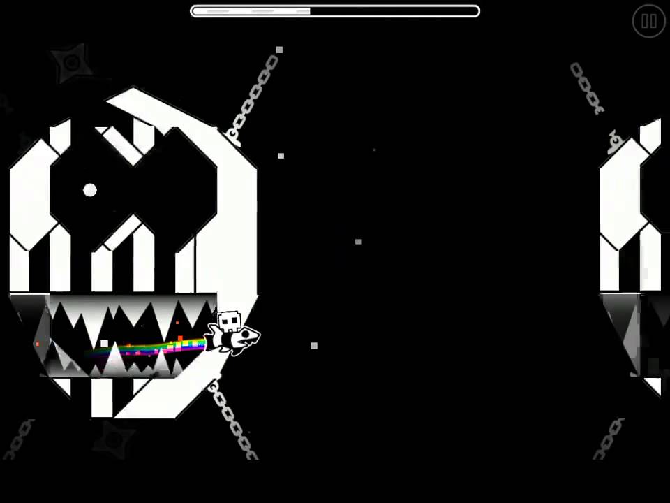 Geometry dash, spooky scary skeletons - YouTube