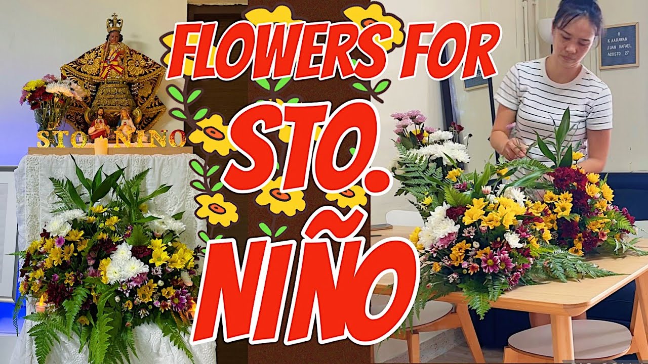 FLOWERS FOR STO. NIÑO (9th Day Home Visit Novena) - YouTube