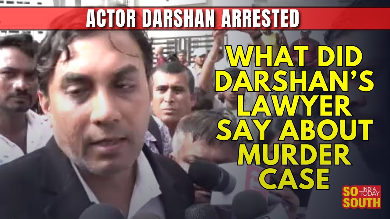 Darshan Arrested: What did the actor's lawyer say about the murder case? | SoSouth - YouTube