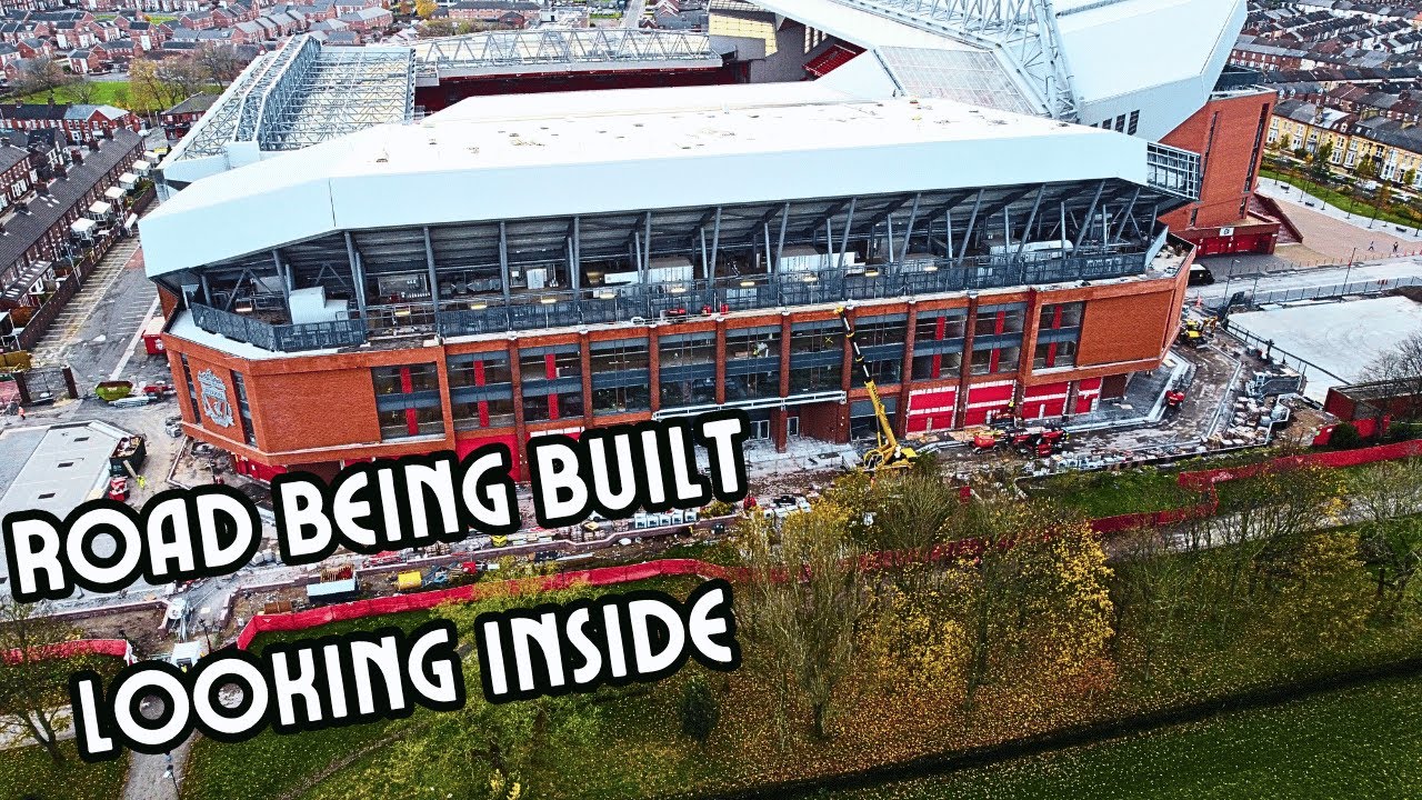 Looking At The Concourse, Anfield Road Stand Expansion - YouTube
