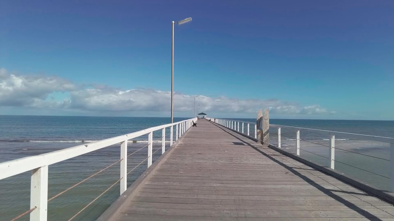 Adelaide Beach Walks: Grange jetty to Henley Beach jetty - YouTube
