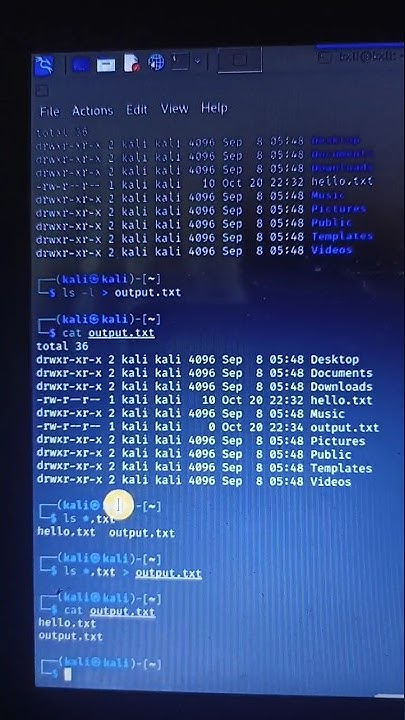 How to Save the Output of a Command to a File in Linux Terminal. - YouTube