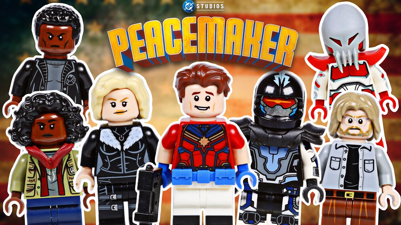 🧜‍♂️ LEGO DC PEACEMAKER Season 1 - Building All Main Characters 🦅 - YouTube