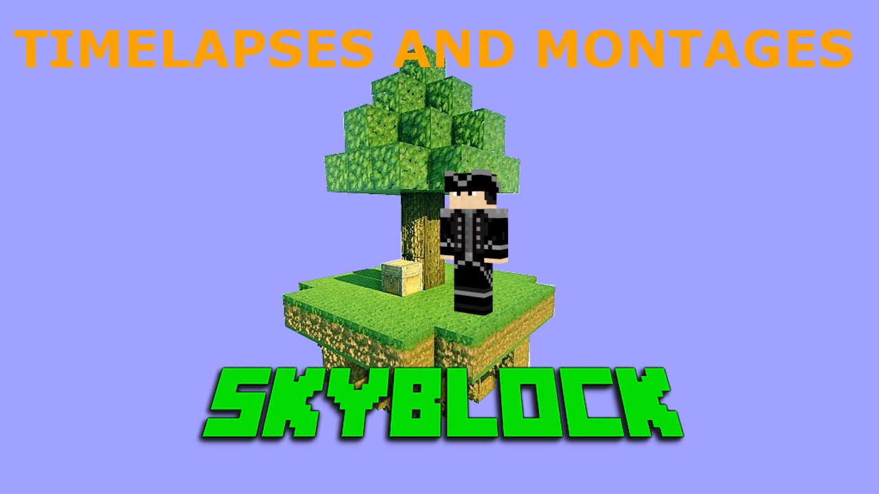 Minecraft: Skyblock timelapse! - YouTube
