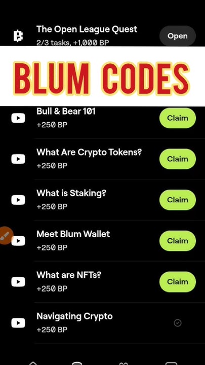 Old video all code Blum | Secure Your crypto! Video code| Blum new video code | Blum listing ...