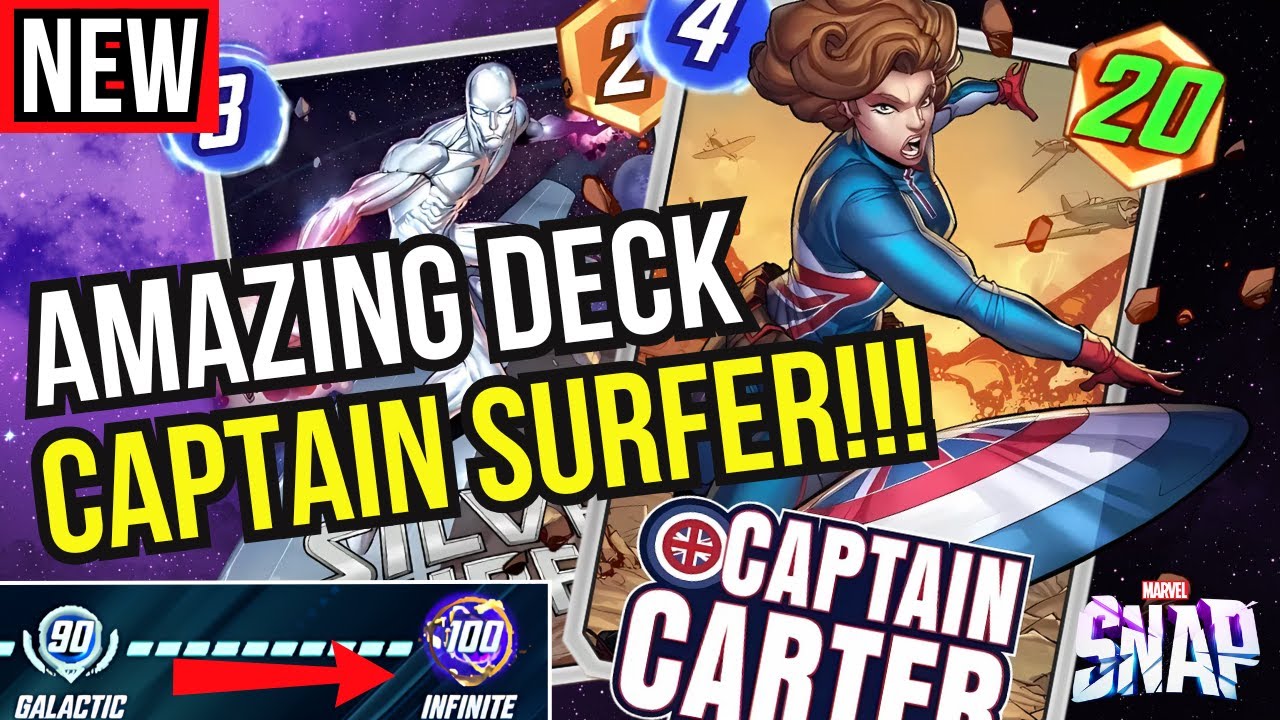 This CAPTAIN CARTER BUFF Deck is AWESOME!!! - YouTube