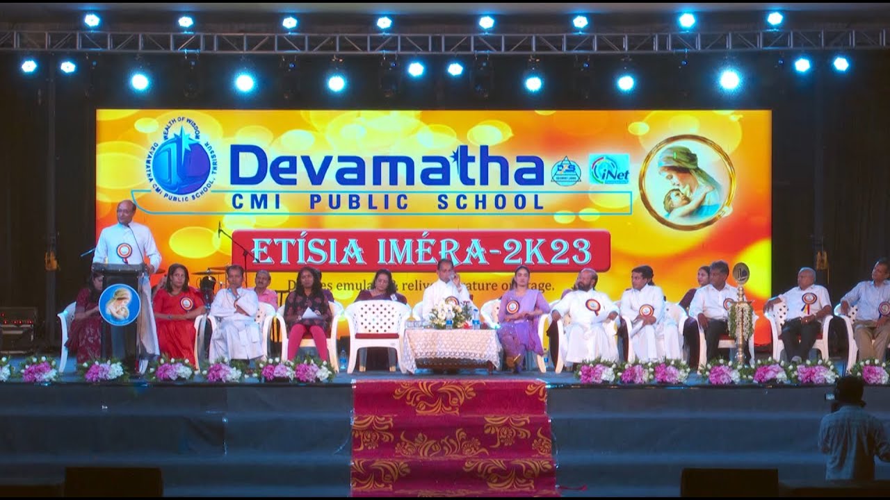 Etisia iméra : 28th Annual Day of Devamatha CMI Public School - YouTube