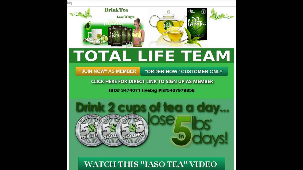 Total Life Changes (TLC) Drink Tea Lose Weight - YouTube