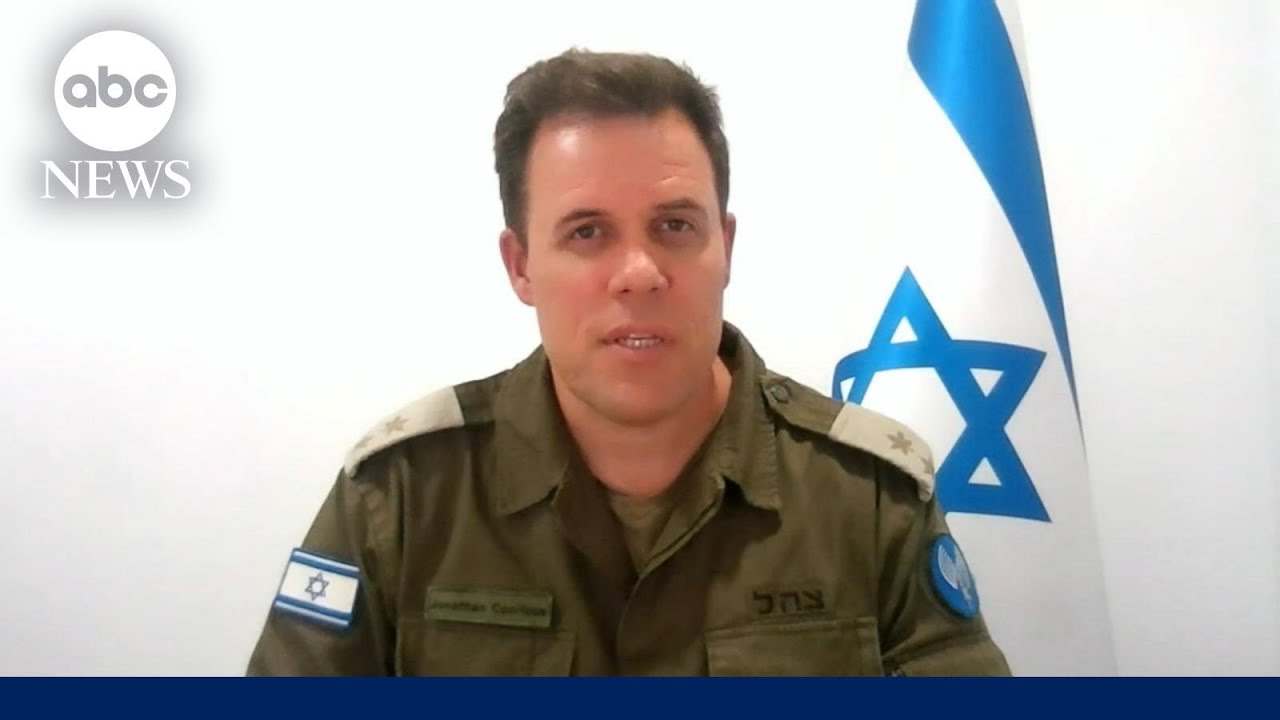 IDF official provides update on Israeli response - YouTube